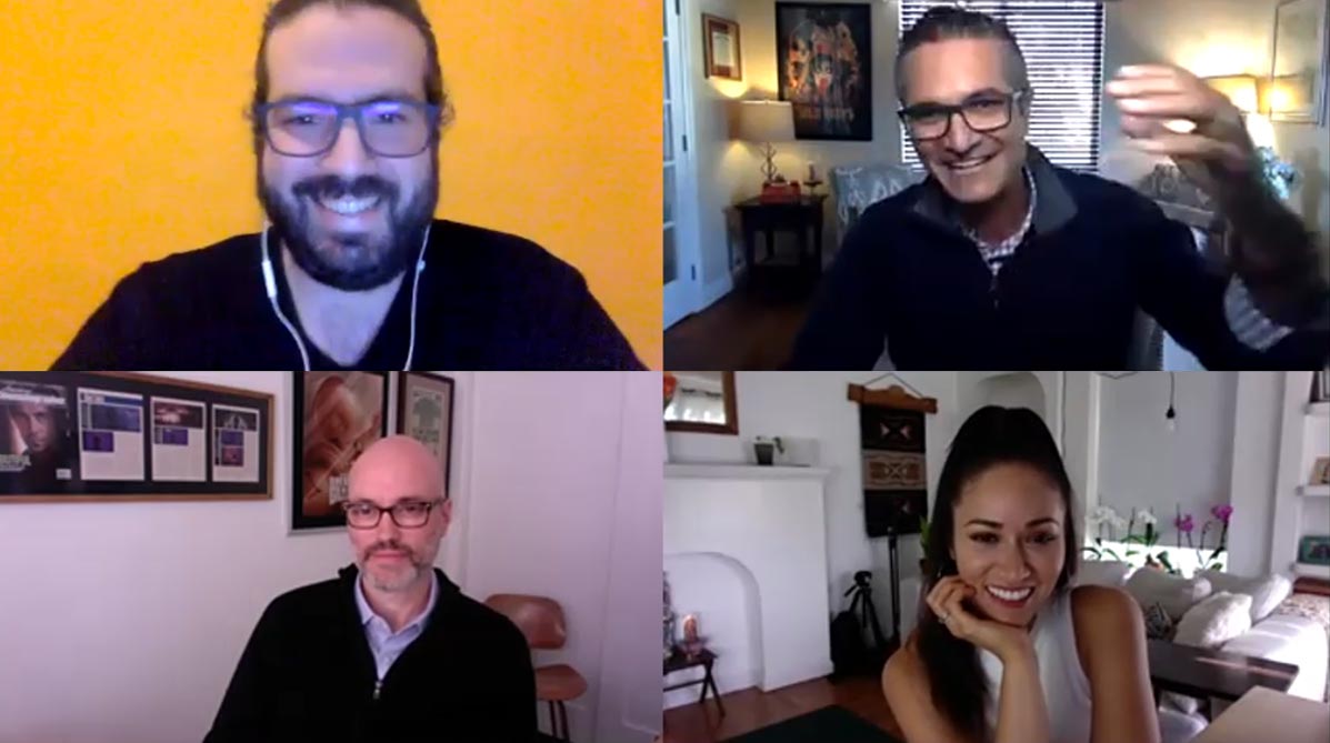 Christopher Alender, Marcos Gabriel y Brigitte Kali Canales, equipo de ...